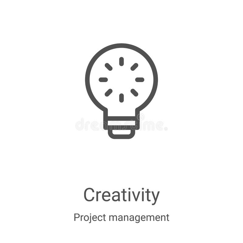 Creativity Icon Vector from Communication Collection. Thin Line ...