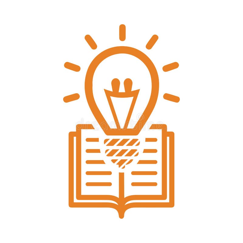 Creativity, Idea, Creative, Knowledge, Book Icon. Orange Vector Design ...