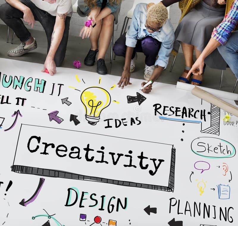 Creativity Ideas Imagination Skill Solution Concept Stock Image - Image ...