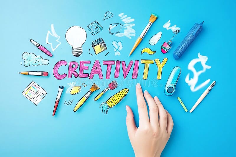 Creativity Illustration, AI Generated Stock Illustration - Illustration ...