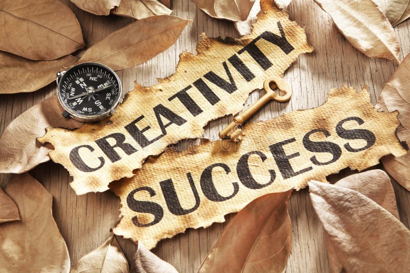 Creativity is Key To Success Concept Stock Photo - Image of creativity ...