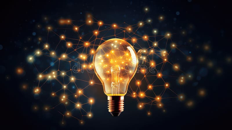 Creativity Light Bulb Emoji Stock Illustration - Illustration of ...