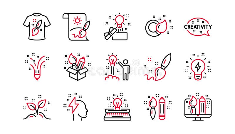 Inspiration Linear Icon Concept. Inspiration Line Vector Sign, Symbol ...