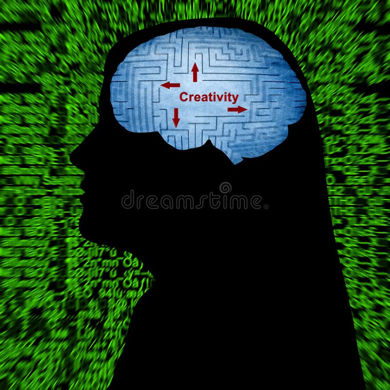Creativity Mind stock illustration. Illustration of motivation - 1479148