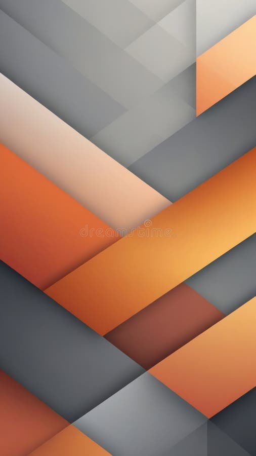 Creativity in Paints from Segmented Shapes and Gray Stock Image - Image ...