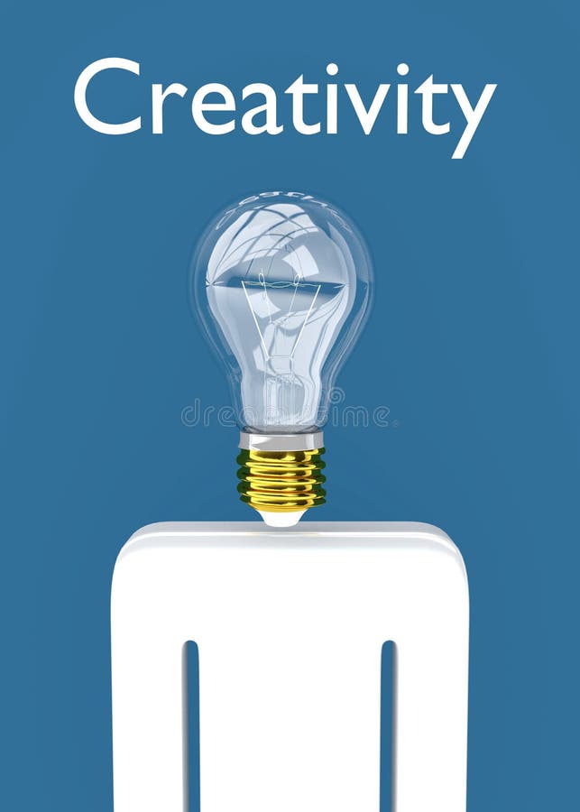 Creativity - Personality Concept Stock Illustration - Illustration of ...