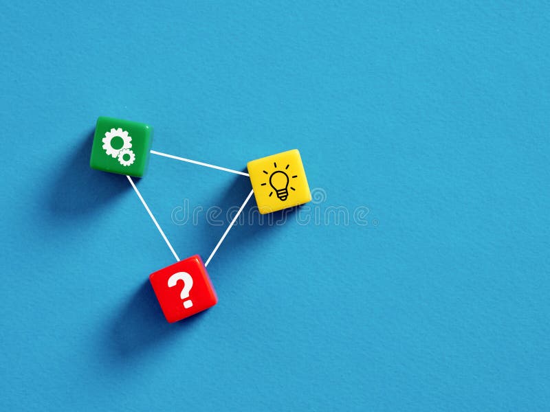 Creativity and Problem Solving. Idea and Business Productivity Stock ...