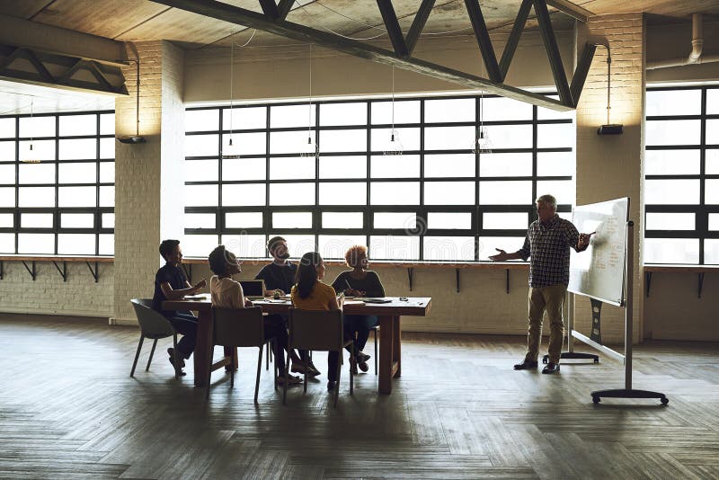 Creativity and Productivity Go Together. a Group of Colleagues Having ...