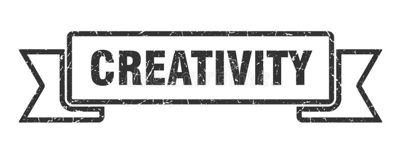 Creativity Ribbon. Creativity Isolated Band Sign Stock Vector ...