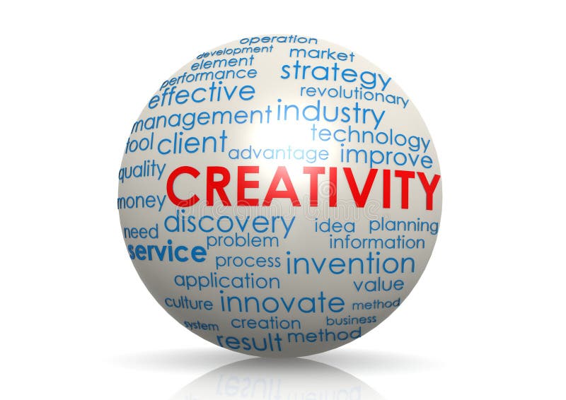 Creativity Word Cloud stock vector. Illustration of tagcloud - 18658421