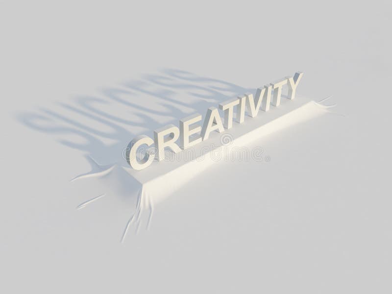 Creativity = Success stock illustration. Illustration of black - 42661319