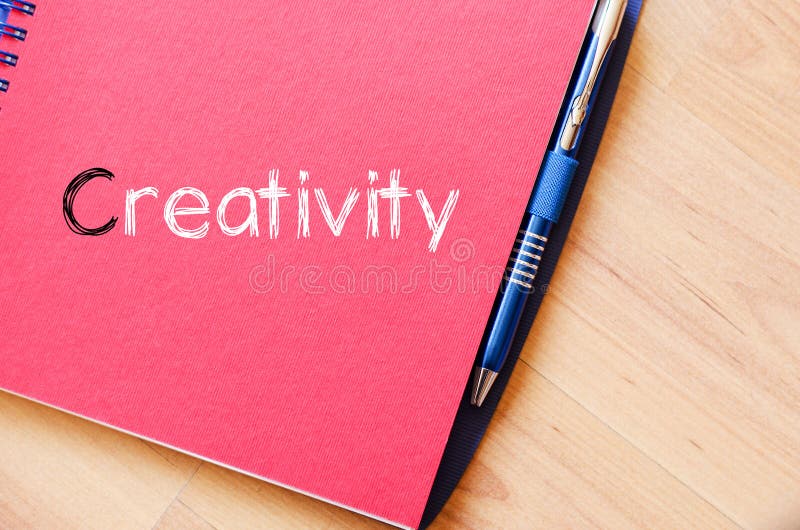 Creativity Text Concept On Notebook Stock Photo - Image of business ...