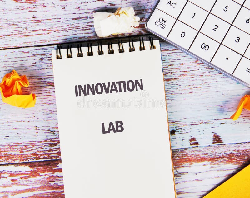 Creativity Unfolds in an Innovation Lab with Notes and Ideas on a ...