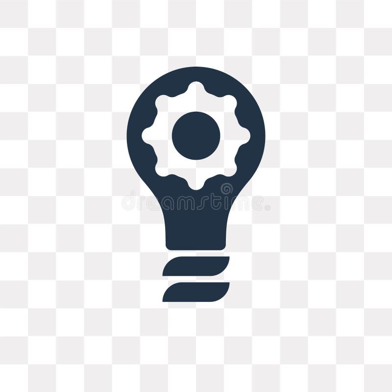 Creativity Vector Concept with One Lightbulb Turned on. Symbol of ...