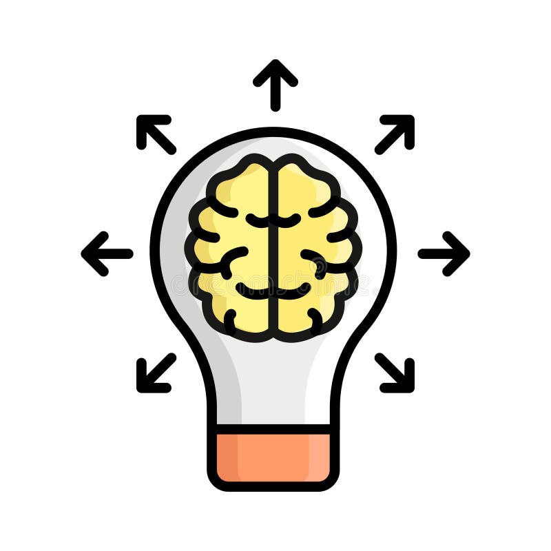 Creativity Vector Icon Isolated on White Background Stock Vector ...