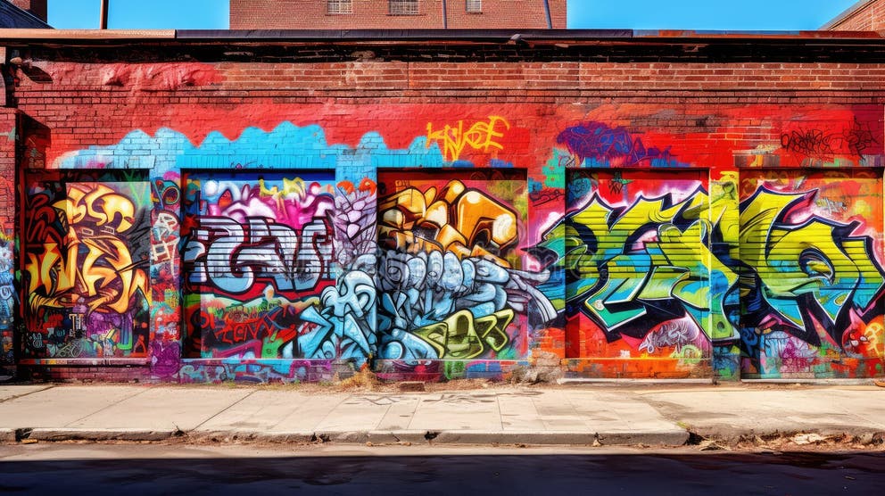 Creativity writing on wall stock image. Image of background - 375668177