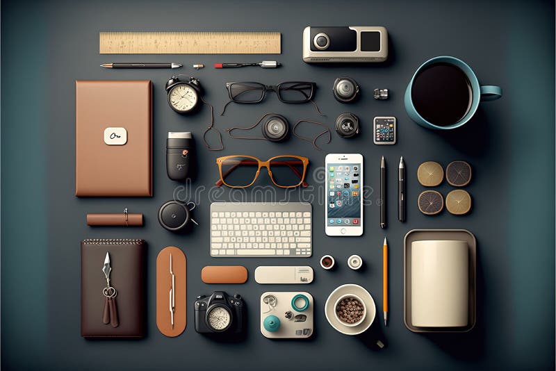 Knolling Items Stock Illustrations – 43 Knolling Items Stock ...