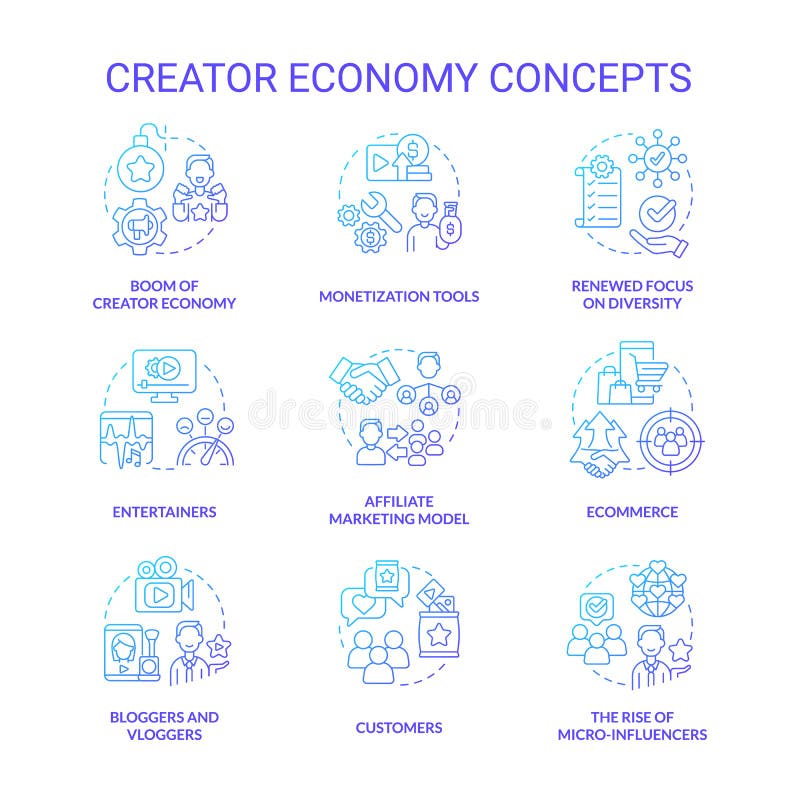 Content Creator Logo Stock Illustrations – 391 Content Creator Logo ...