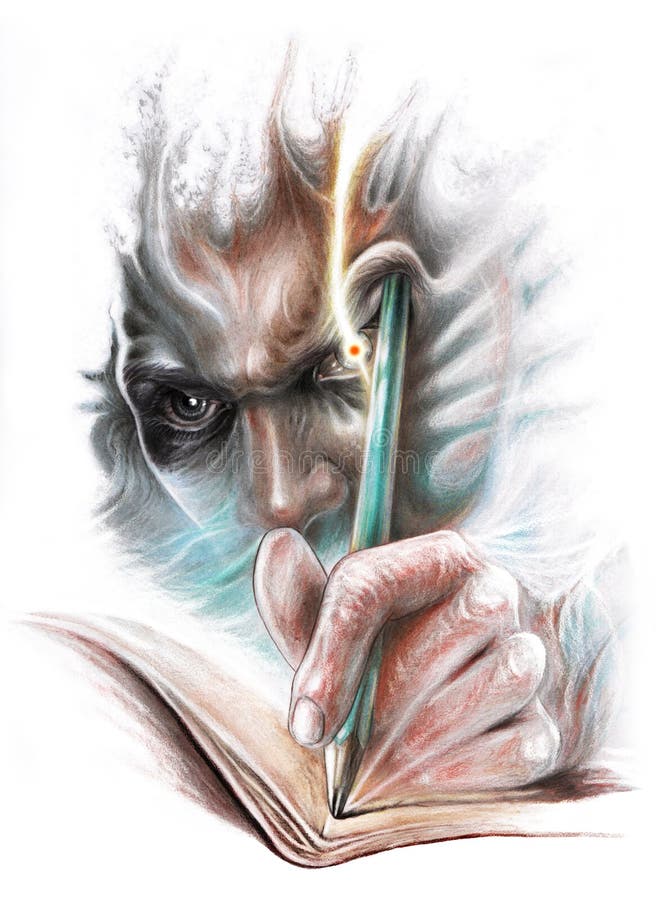 Creator stock illustration. Illustration of face, creativity - 79744976