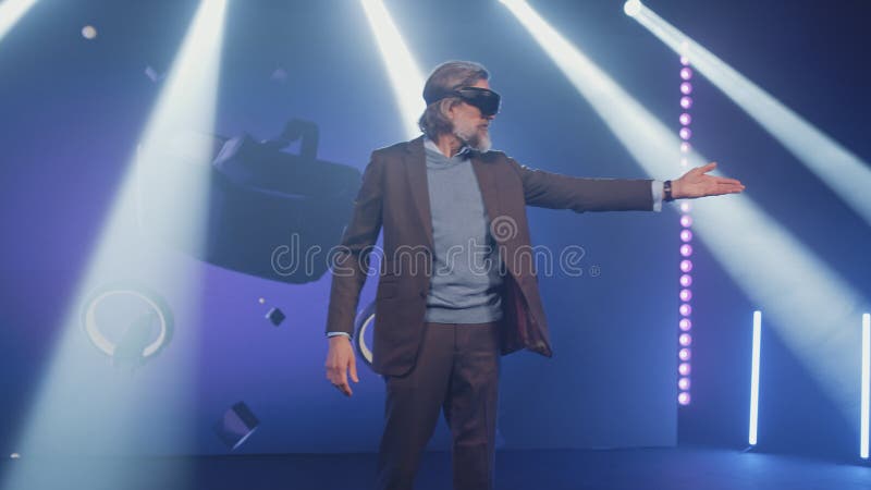 Creator Showing Augmented Reality Glasses Stock Image - Image of ...