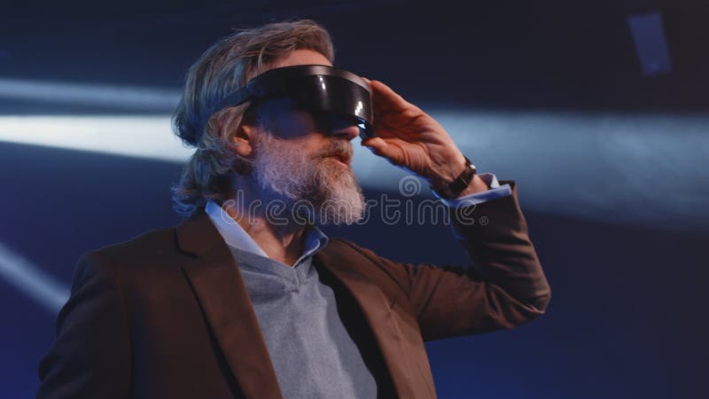 Creator Showing Augmented Reality Glasses Stock Image - Image of ...