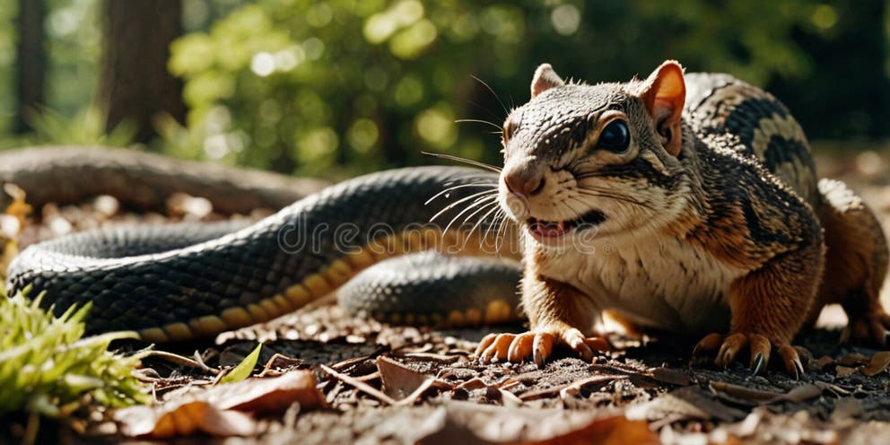 Snake Hybrid and Proteins. Squirrel Opened the Mouth. instead of Wool ...