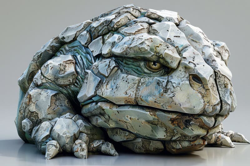 A Creature that Looks Like Stone but is Alive, Changing Its Form Based ...