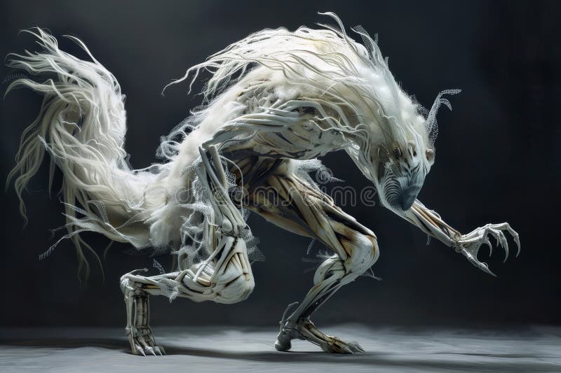 A Creature Seamlessly Transforms from One Form To Another with Fur and ...