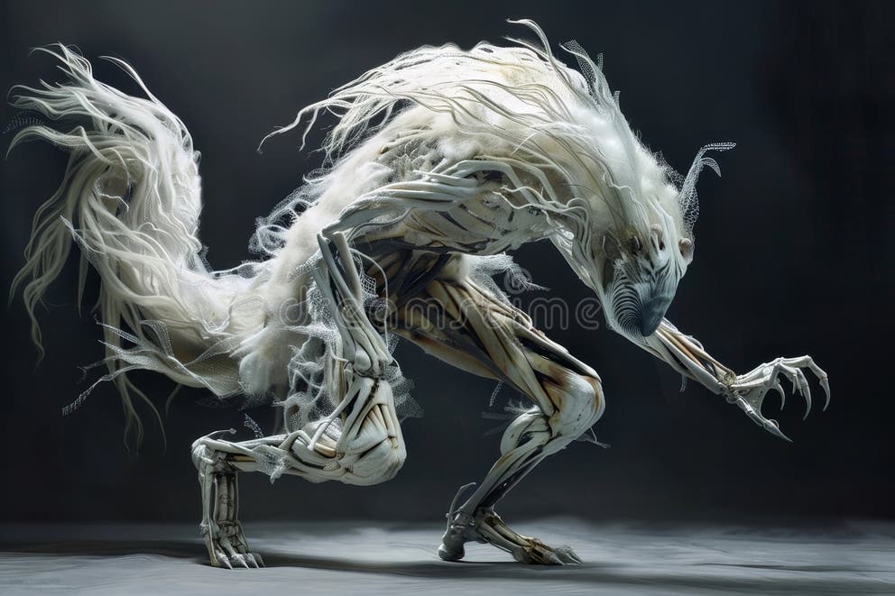 A Creature Seamlessly Transforms from One Form To Another with Fur and ...