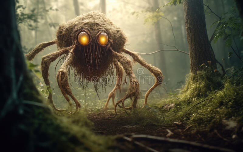 A Creature of the Woods. Created by Generative Artificial Intelligence ...