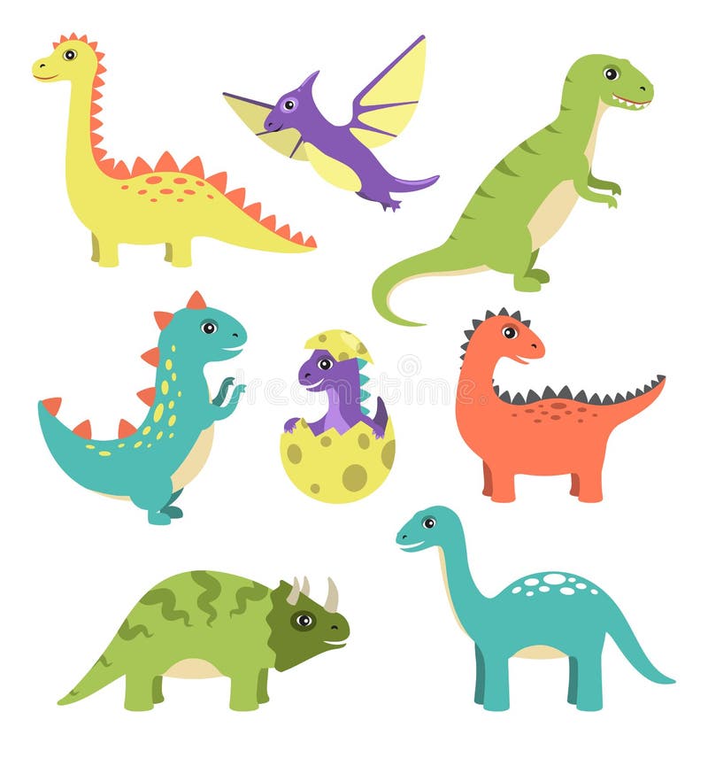 Dinosaur Types Stock Illustrations – 193 Dinosaur Types Stock ...