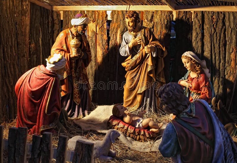 Creche stock photo. Image of catholic, celebrate, religious - 26435578
