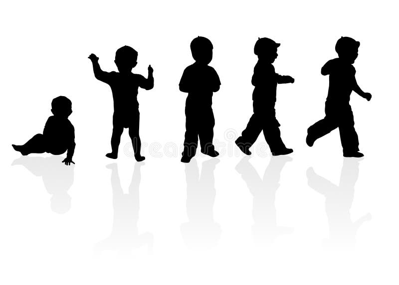 Evolución Del Bebé Ilustración Del Vector Stock de ilustración ...