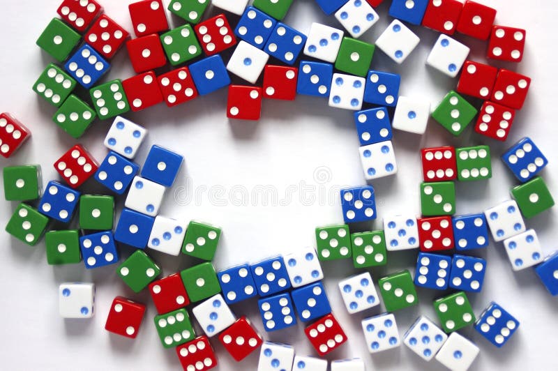 Dice Frame with Black Space Stock Image - Image of game, space: 167272139