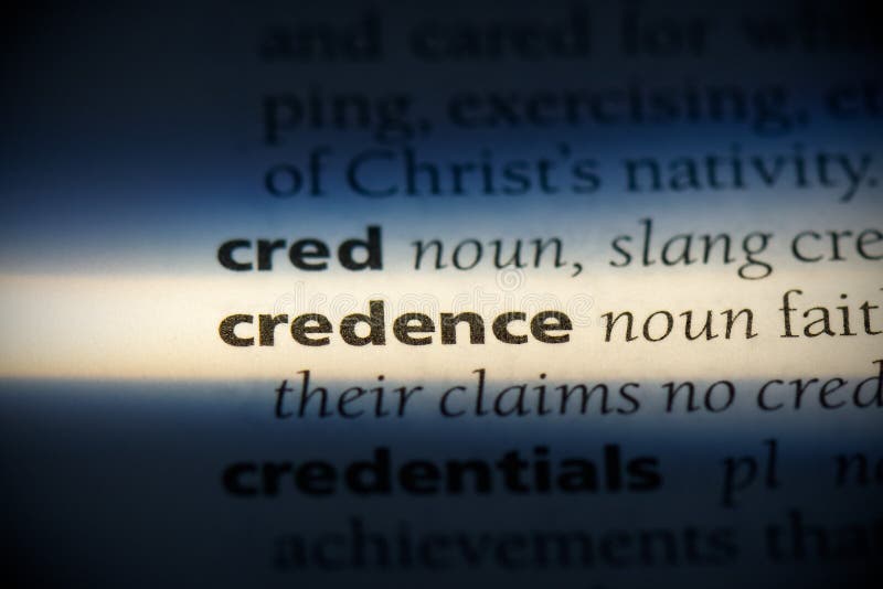 Credence stock photo. Image of language, detail, closeup - 161577362