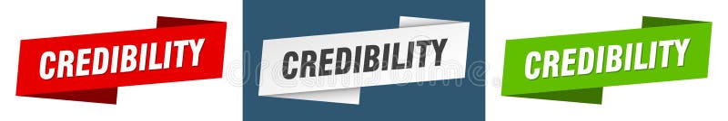 Credibility Banner Stock Illustrations – 203 Credibility Banner Stock ...