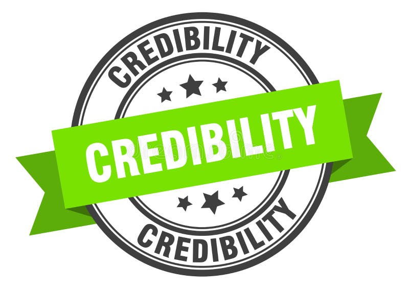 Credibility Label. Credibility Round Band Sign Stock Vector ...