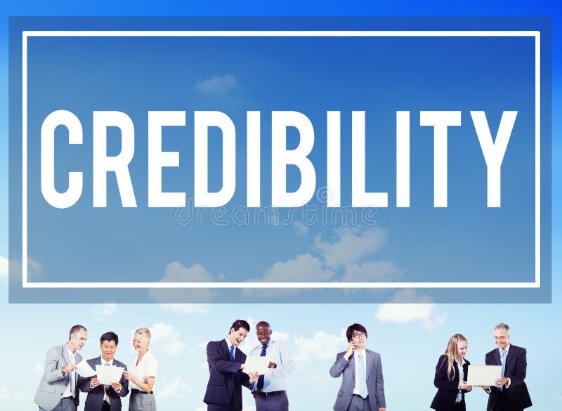 Credibility Partnership Determination Inspiration Concept Stock Photo ...