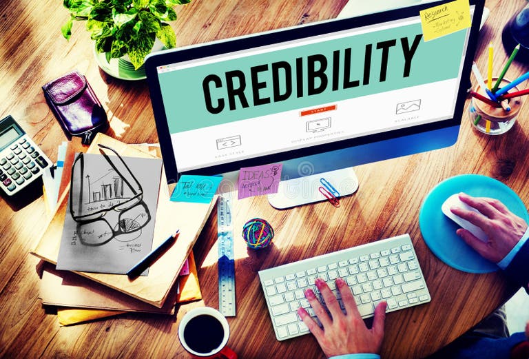 Credibility Partnership Determination Inspiration Concept Stock Photo ...
