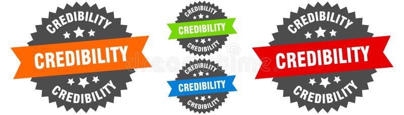 Credibility Sign. Credibility Grunge Stamp Stock Vector - Illustration ...