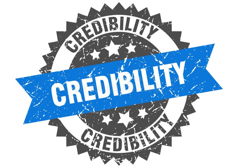 Credibility Stamp. Credibility Round Grunge Sign Stock Vector ...