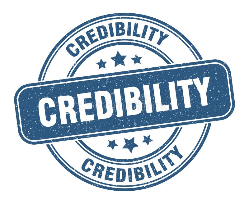 Credibility Stamp. Credibility Round Grunge Sign Stock Vector ...