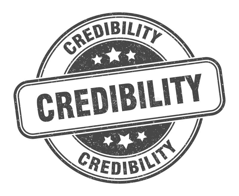 Credibility Stamp. Credibility Round Grunge Sign Stock Vector ...