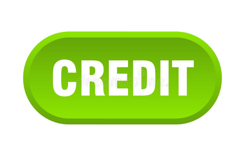 Credit button stock vector. Illustration of flat, website - 121046102