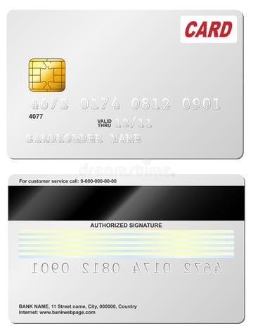 Credit Card Template Mastercard Stock Illustrations – 131 Credit Card ...