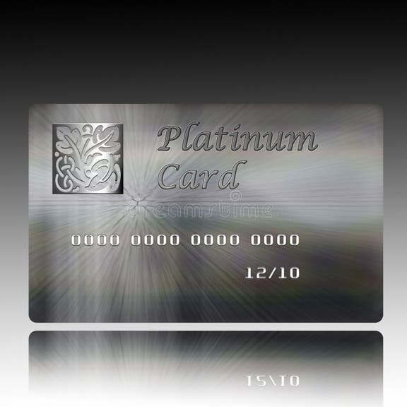 Credit card stock illustration. Illustration of reflection - 11412933