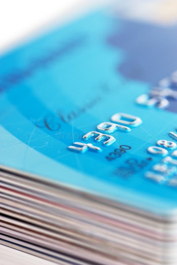 Stack of Credit Cards stock photo. Image of banking, borrow - 12628900
