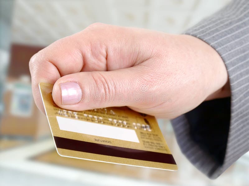 Giving Credit Card stock image. Image of accounting, credit - 27485