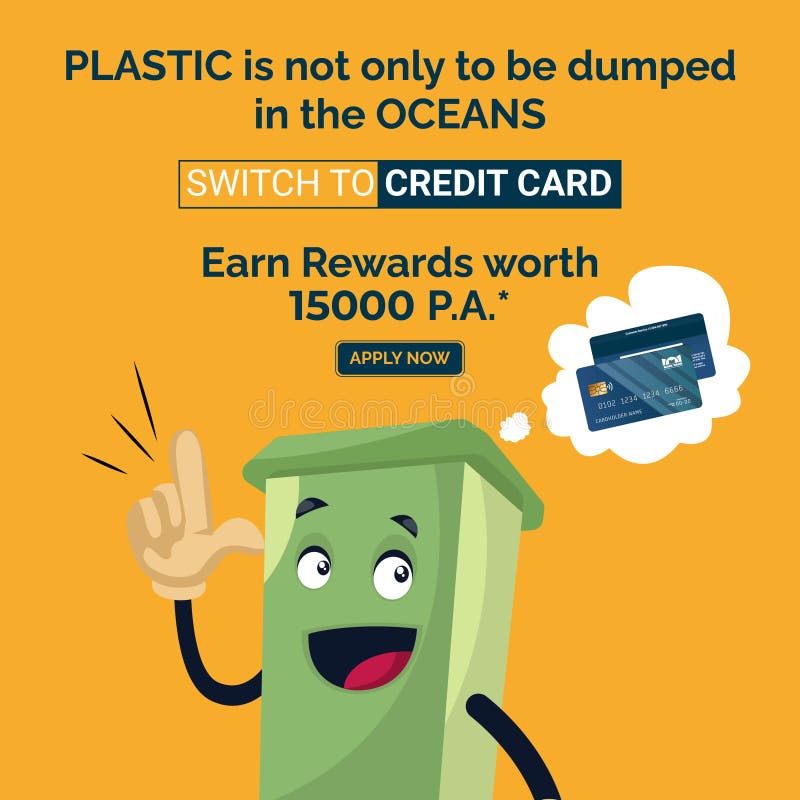 Banner Design of Switch To Credit Card Stock Vector - Illustration of ...