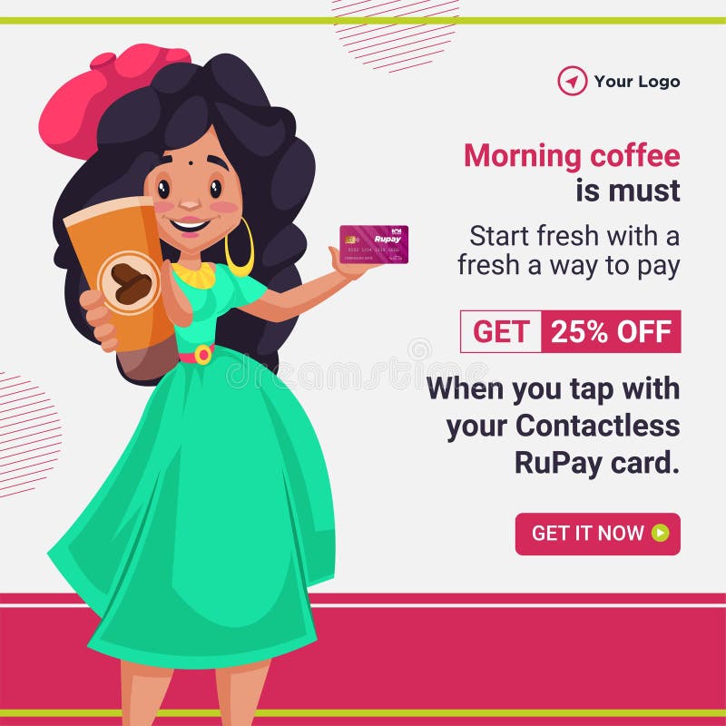 Banner Design of Start Fresh with a Fresh Stock Vector - Illustration ...